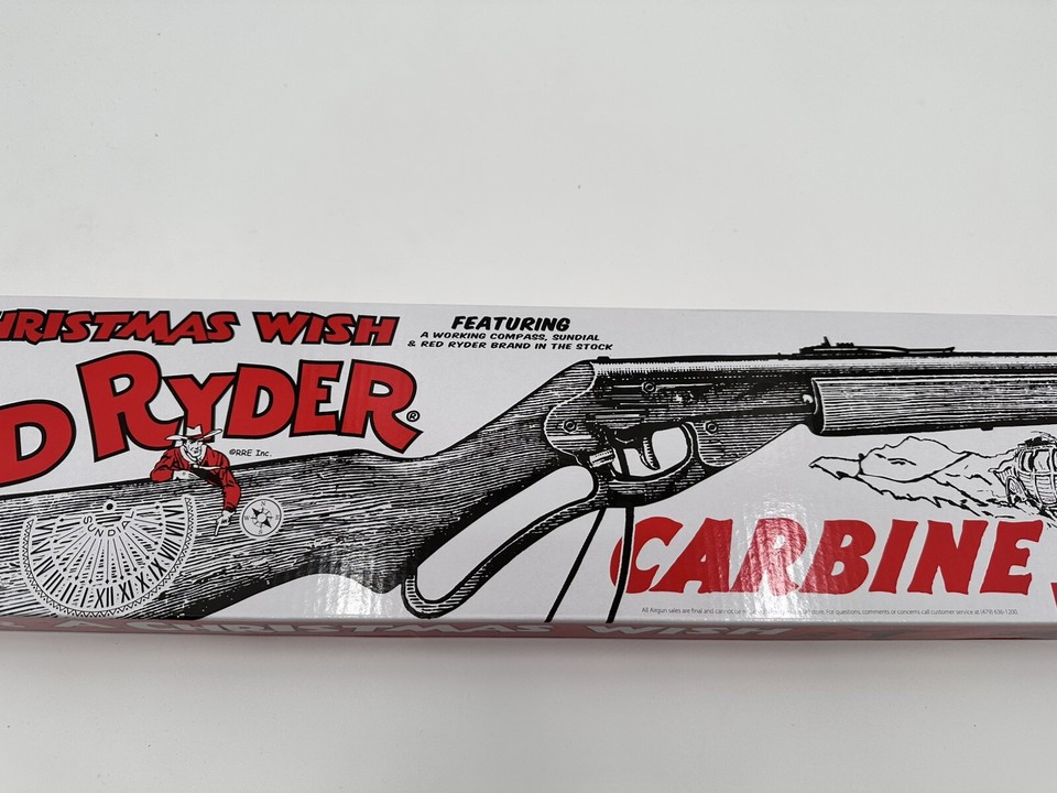 Daisy Red Rider Ryder BB Gun Christmas Wish .177 Caliber Wood Stock ...
