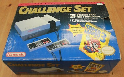 Nintendo Entertainment System Challenge Set NES Console In Box Tested ...