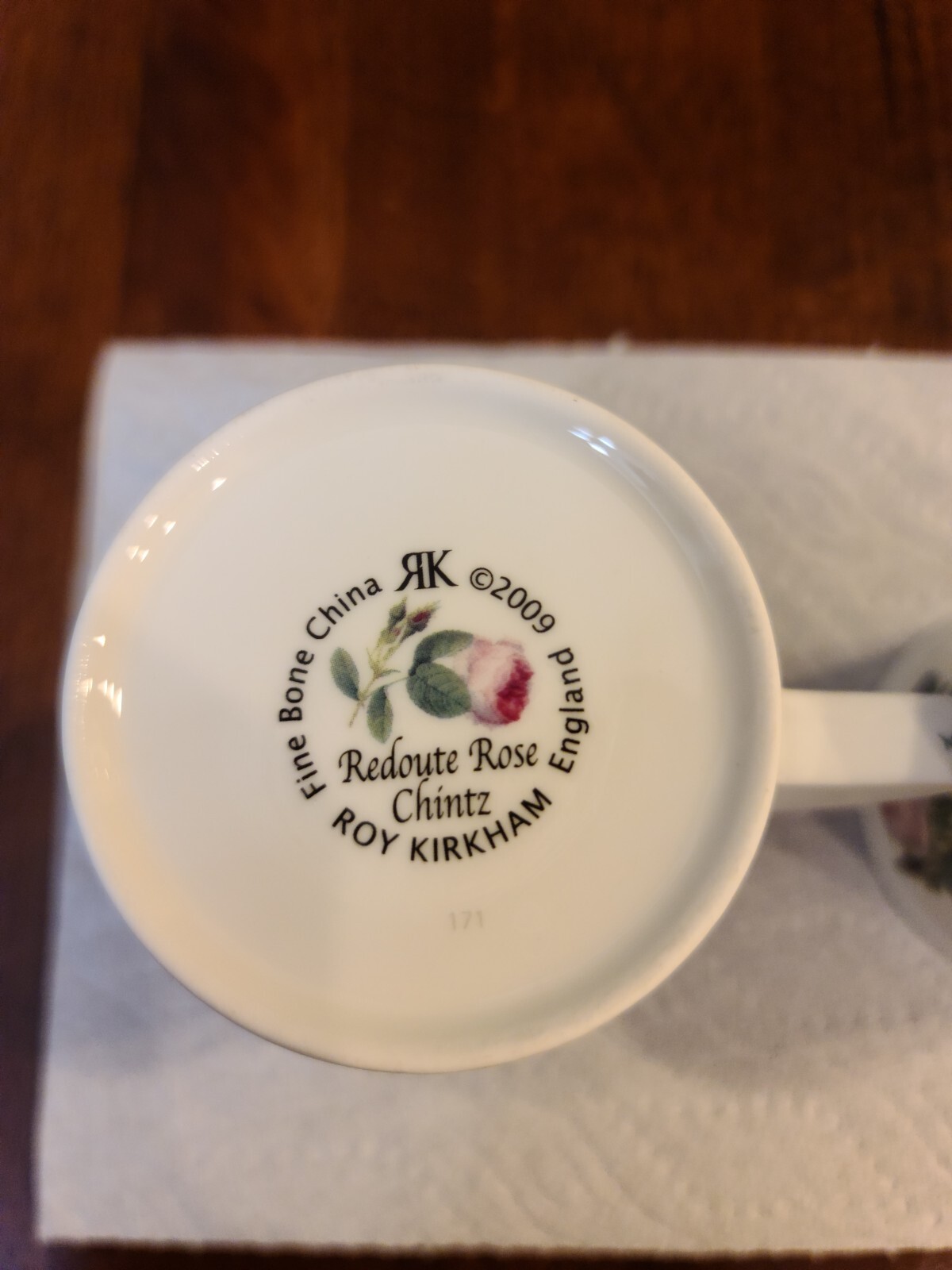 ROY KIRKHAM REDOUTE VICTORIAN ROSES PINK CHINTZ FINE BONE CHINA ...