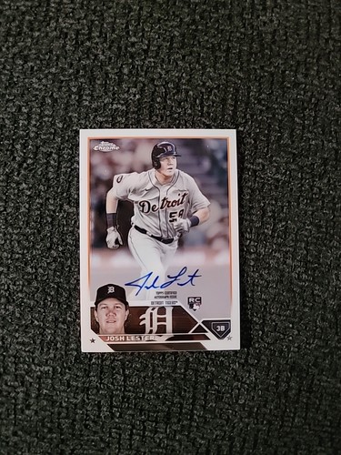 2023 Topps Chrome Baseball Josh Lester Rookie Autograph - Detroit ...
