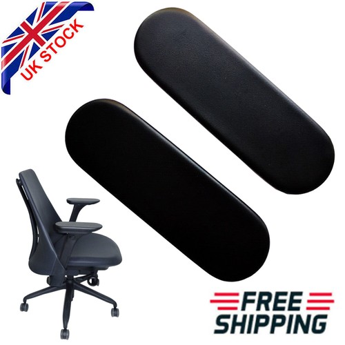1 Pair For Herman Miller Sayl Chair 2D Arms Pads Caps Replacement Black ...