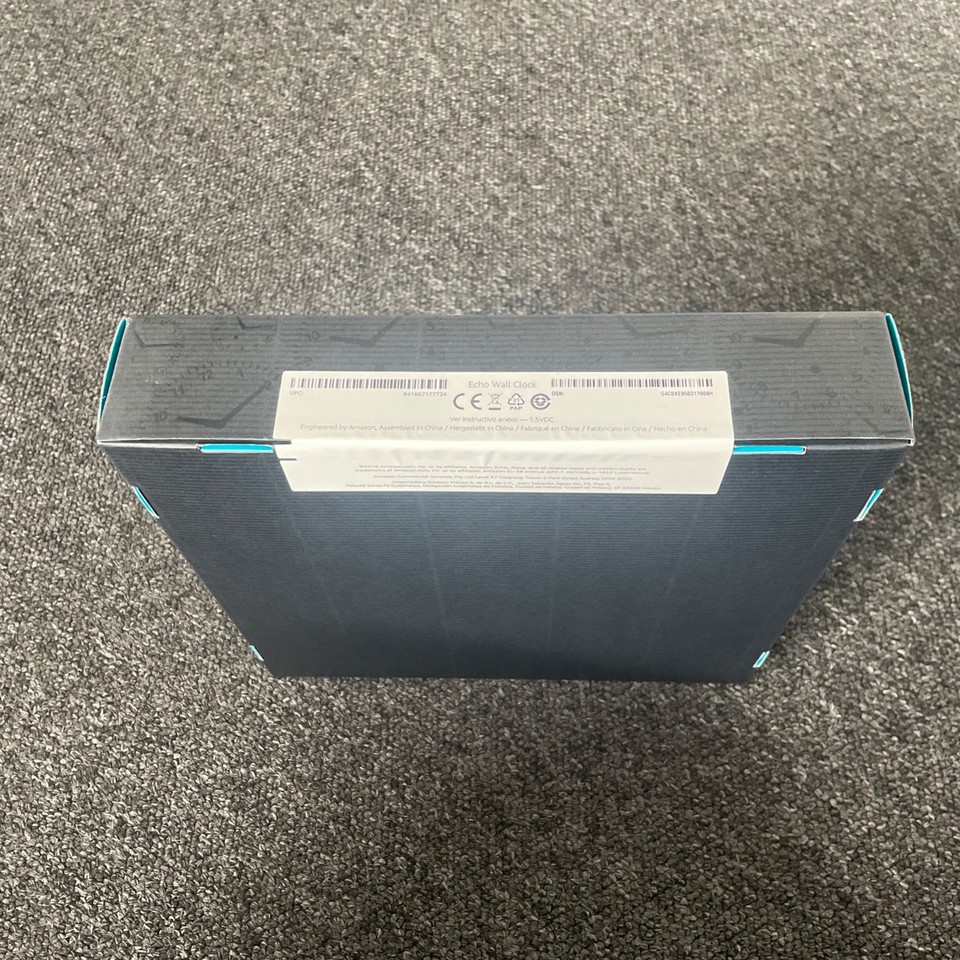 Amazon Echo Wall Clock Black Alexa | eBay UK