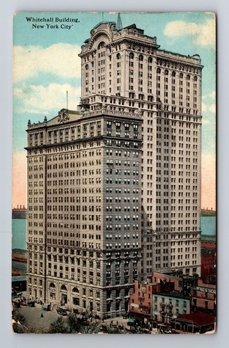 New York City NY-New York, Whitehall Building, Antique, Vintage c1917 ...