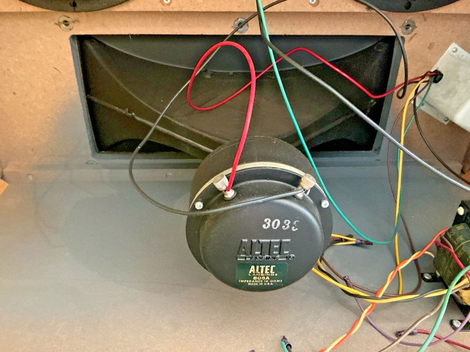 ALTEC 9844A Vintage Commercial Audio Speaker 811-B Horn 806A Driver 414 ...