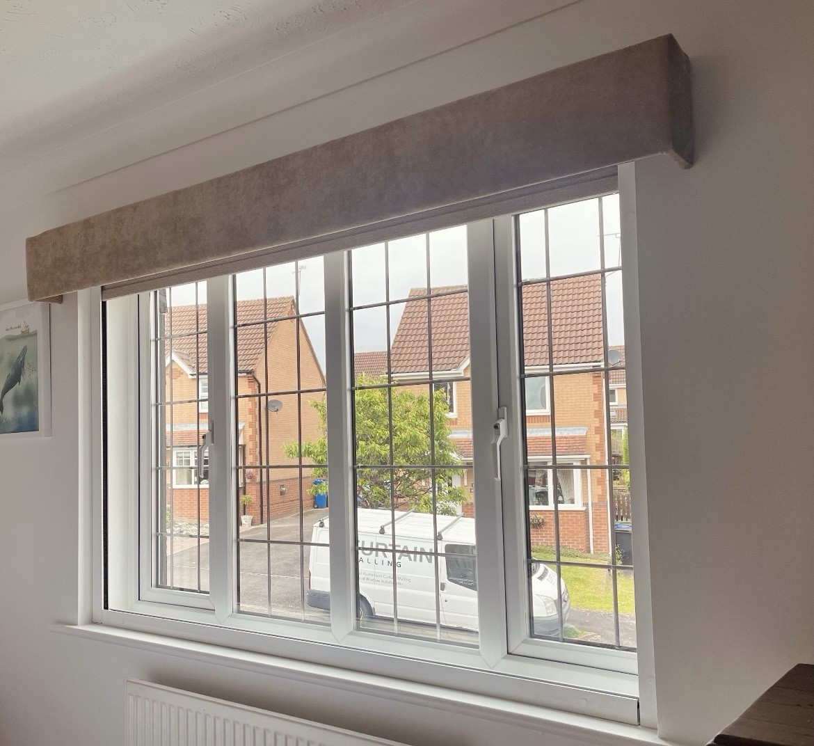 Padded Box Window Pelmet made to measure | eBay UK