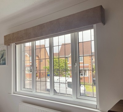 Padded Box Window Pelmet made to measure | eBay