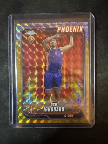 2025 Topps Chrome Gold Rookie #184 Oso Ighodaro /50 RC Suns | eBay