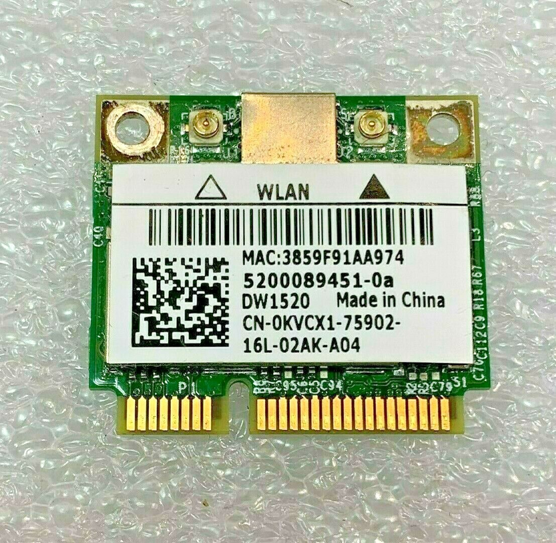 DELL DW1520 Wireless AGN Half MINI PCI-E Broadcom BCM943224HMS WIFI ...