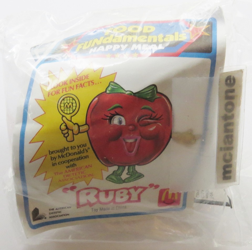 McDonald's 1993 FOOD FUNDAMENTALS Healthy Transformer Under 3 YOUR Toy ...