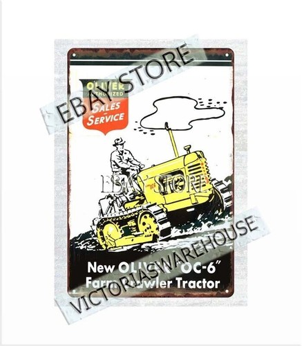 countryside Farm Crawler Tractor Dealership tin sign home goods decor ...