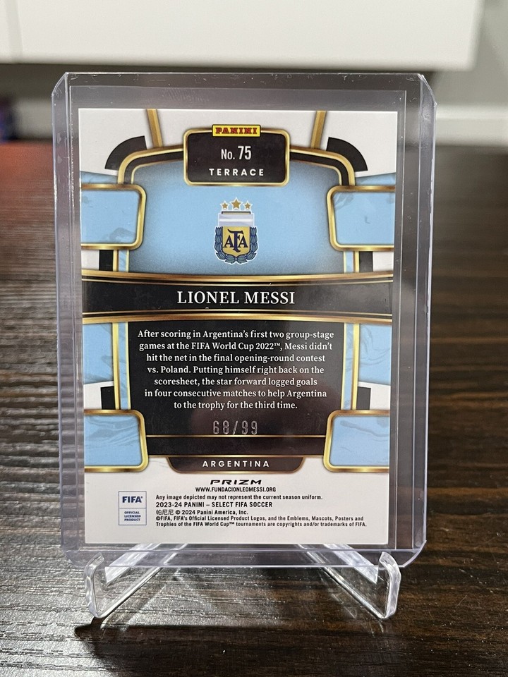2023/24 Panini Select FIFA Lionel Messi Winter Camo 68/99 Argentina | eBay