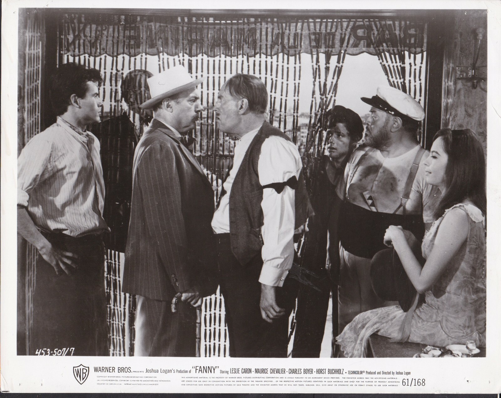 Leslie Caron Horst Buchholz Maurice Chevalier in Fanny 1961 movie photo ...