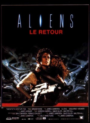 ALIENS LE RETOUR Affiche Cinéma 53x40 Poster Plié JAMES CAMERON ...