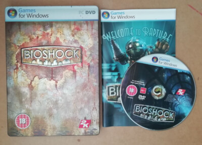 BIOSHOCK (LIMITED EDITION "STEELBOOK") - ORIGINAL PC/WINDOWS GAME DVD ...