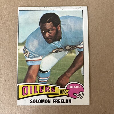 1975 Topps Football Solomon Freelon Houston Oilers Card #437 | eBay
