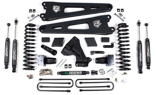 ZONE NITRO SHOCKS 5" ARM LIFT KIT, FITS 2020-2022 F250,F350 SUPER 4WD ...