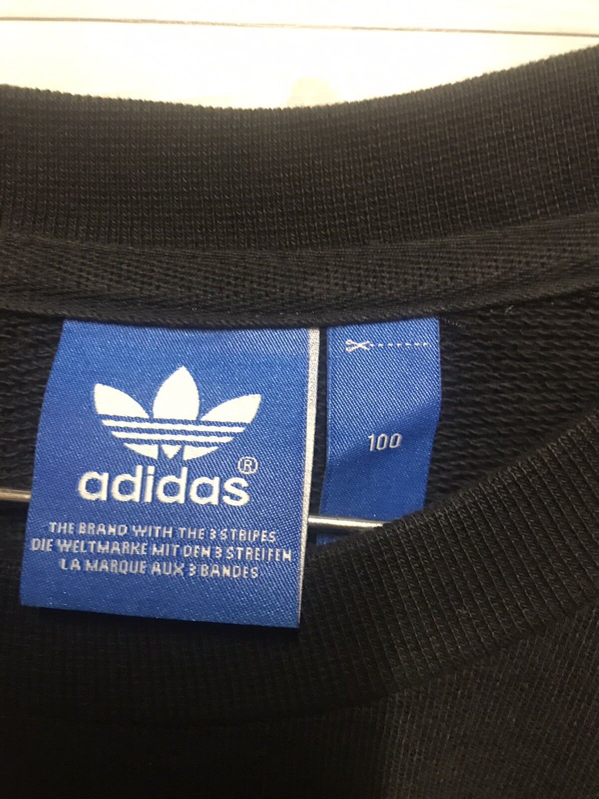 Adidas Mens Black Paisley Pattern Pocket Jumper Sweat… - Gem