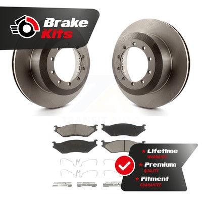 For Ford F-550 Super Duty F-450 F-53 Motorhome Rear Brake Rotors ...
