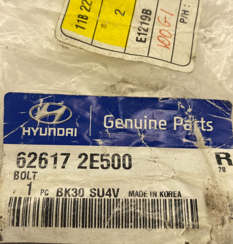Hyundai Genuine Parts OE 62617-2E500 Bolt 62617-2E500 | eBay