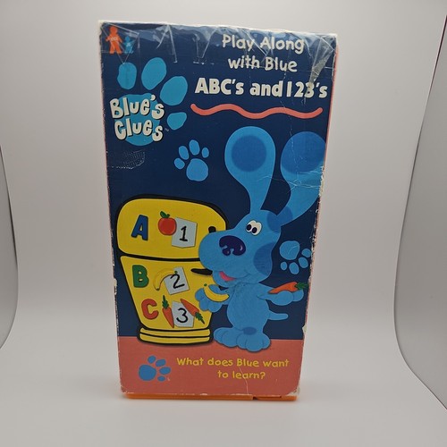 Blue's Clues: ABC's and 123's (VHS, 1999) | eBay
