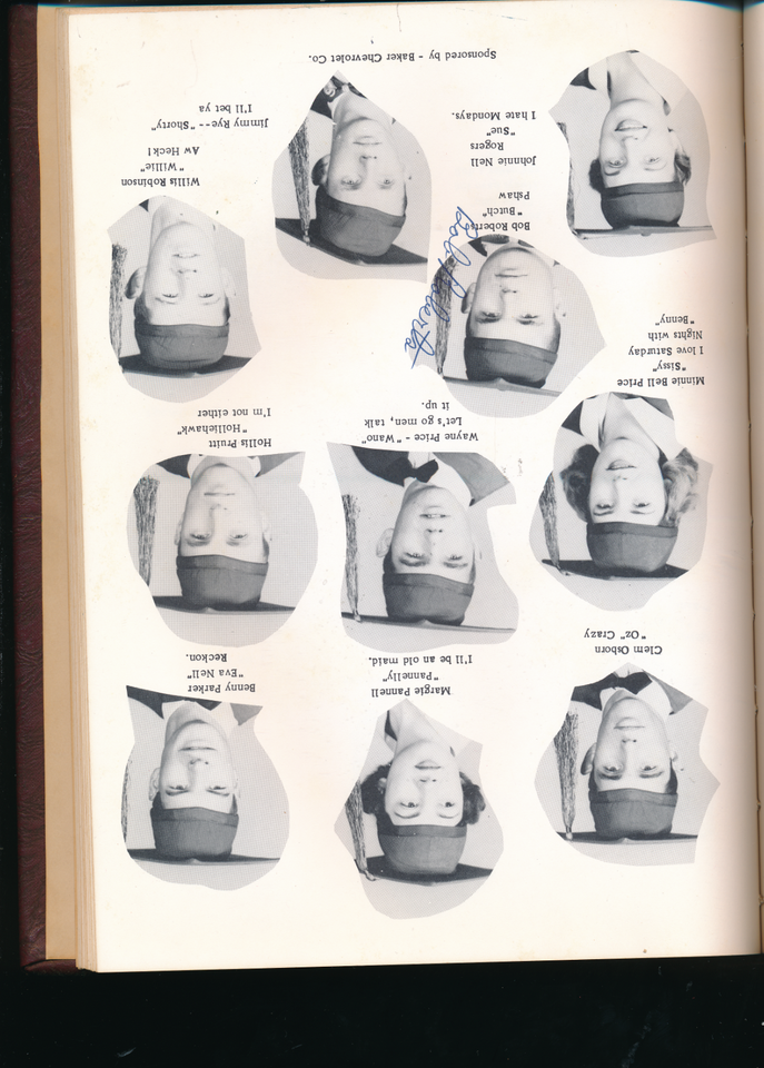 Beebe AR Beebe High School yearbook 1955 Arkansas Little Rock Grades 12 ...