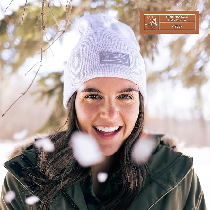 Minnesota Knitting HAT 6040 MERINO R WOOL BLEND CUFFED COFFEE | eBay UK