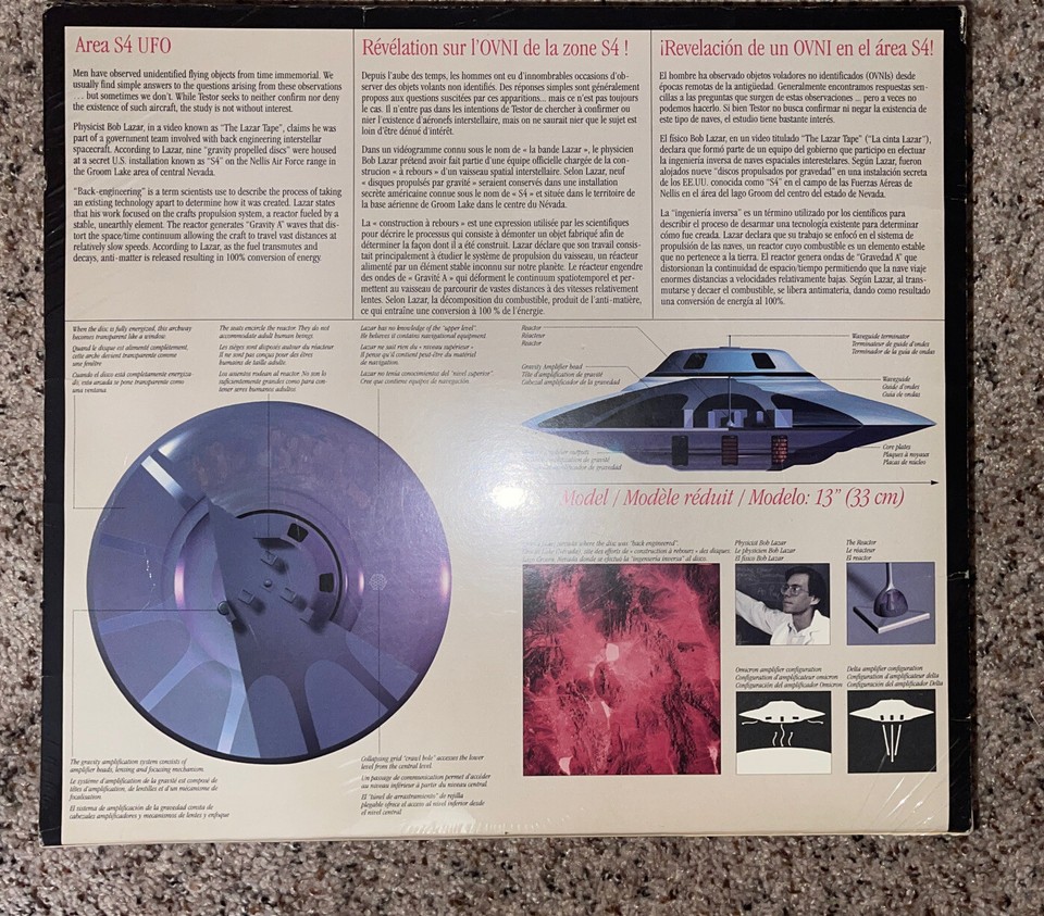 Testors 578X 1:48 Area 51 UFO Grey Alien Figure Model Kit 75611057637| eBay