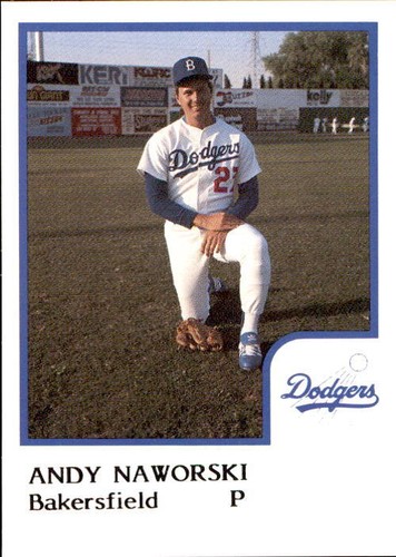 1986 Bakersfield Dodgers ProCards #21 Andy Naworski Bakersfield ...