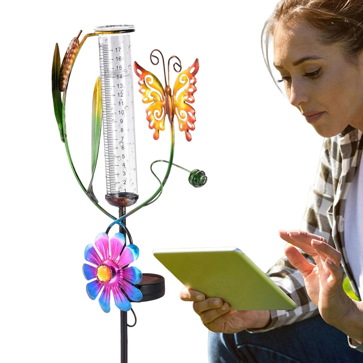 Solar Powered Rain Gauge