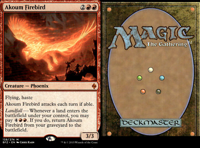 Magic the Gathering -MTG- Akoum Firebird | eBay