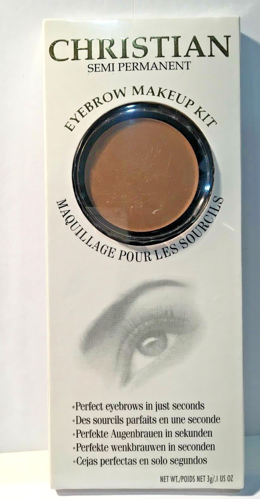 Christian Semi-Permanent Eyebrow Makeup Kit STENCILS, EYEBROW SHADOW ...