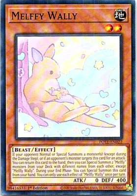 Melffy Wally POTE-EN022 Yu-Gi-Oh Card Near Mint 1st Edition | eBay