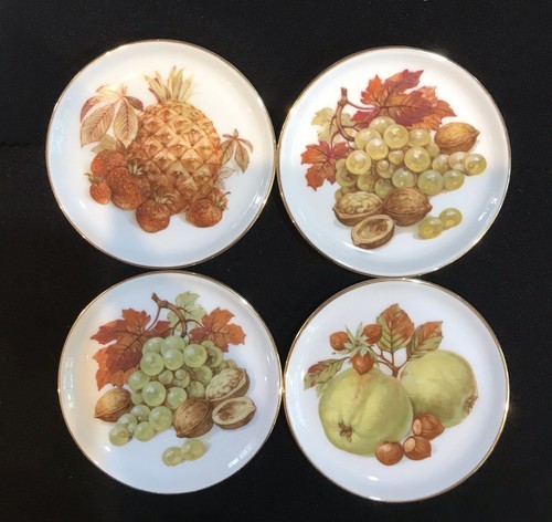 4 X FURSTENBERG PORCELAIN FINE Bone China PIN Trinket Dish Made in ...