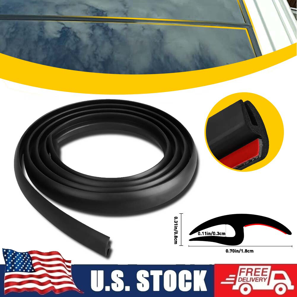 Car Windshield Weather Seal Rubber Trim Molding Cover 10 Feet For Ford ...