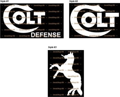 Colt Firearms - Outdoor Sports - Hunting - Vinyl Die-Cut Peel N' Stick ...