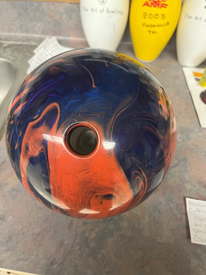 BRUNSWICK CUTTING EDGE HYBRID Bowling Ball 13lbs 15oz pin 2.5-3 $$$ | eBay