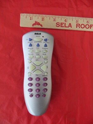 RCA REMOTE CONTROL, Guide Plus, Genuine, Original, TV, DVD, ETC, Silver ...
