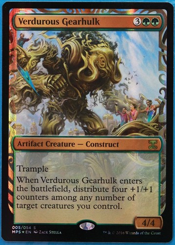 Verdurous Gearhulk FOIL Masterpiece Series: Kaladesh Inventions HP ...