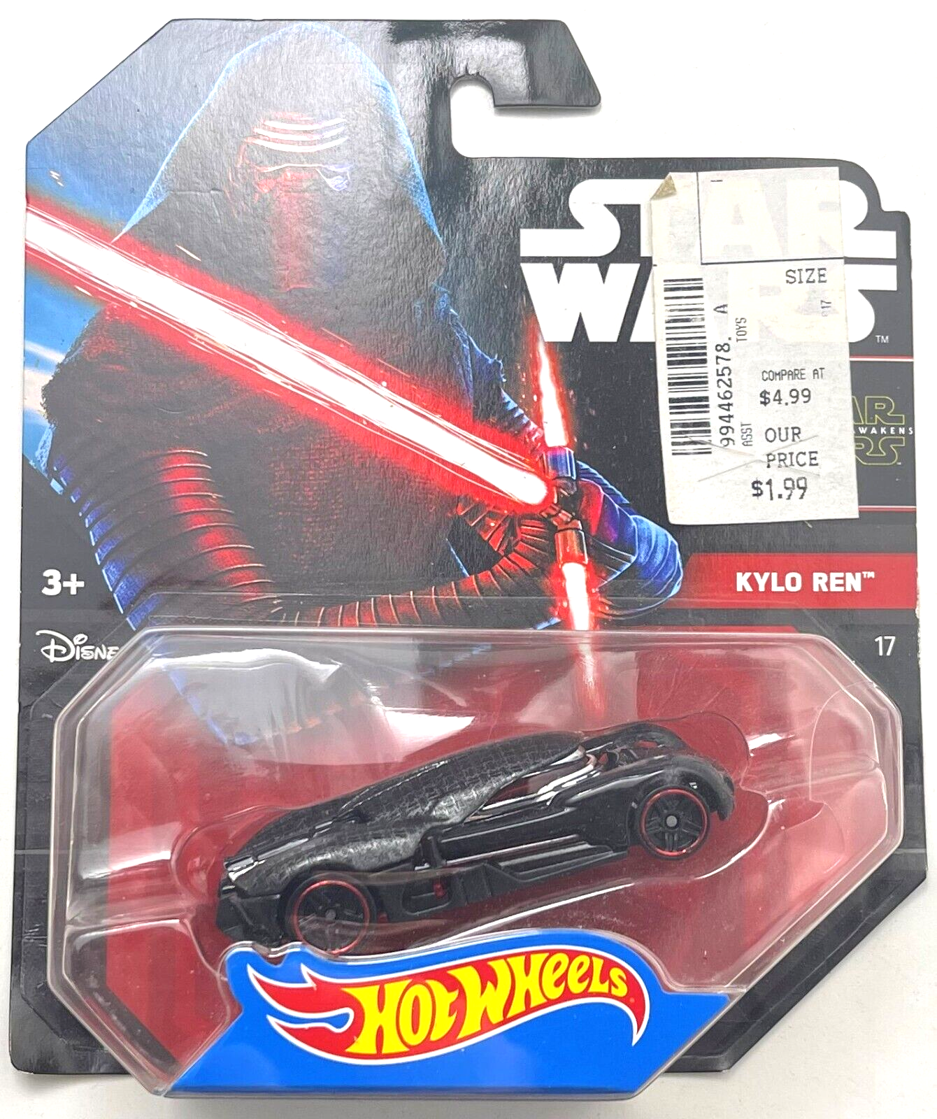 Hot Wheels - Star Wars The Force Awakens - Kilo Ren - New on Card | eBay