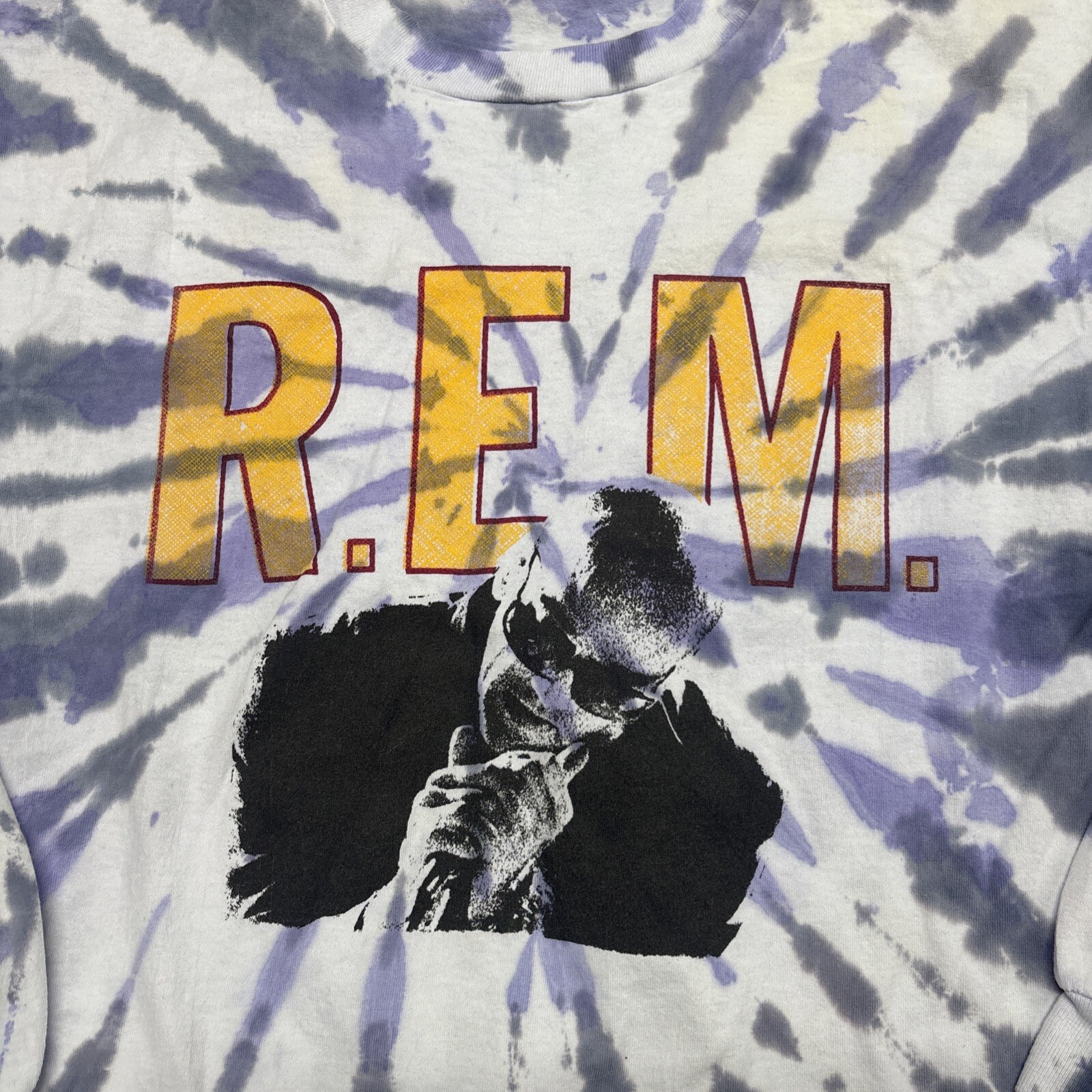 1995 Vintage REM R.E.M. MONSTER TOUR T Shirt Long Sle… - Gem