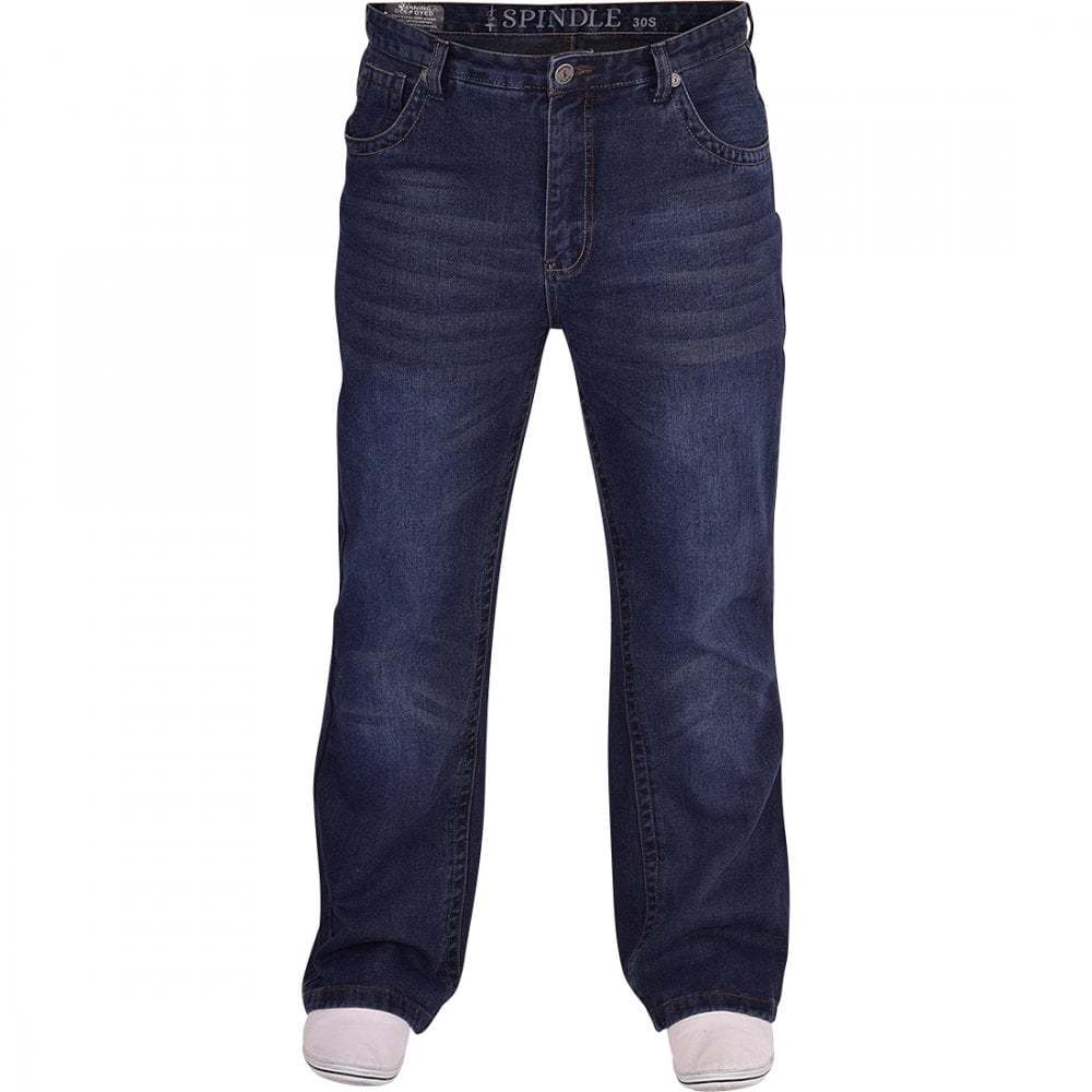 Mens Hardwearing Bootcut Wide Bottom Durable Cotton Denim Jeans Waist ...