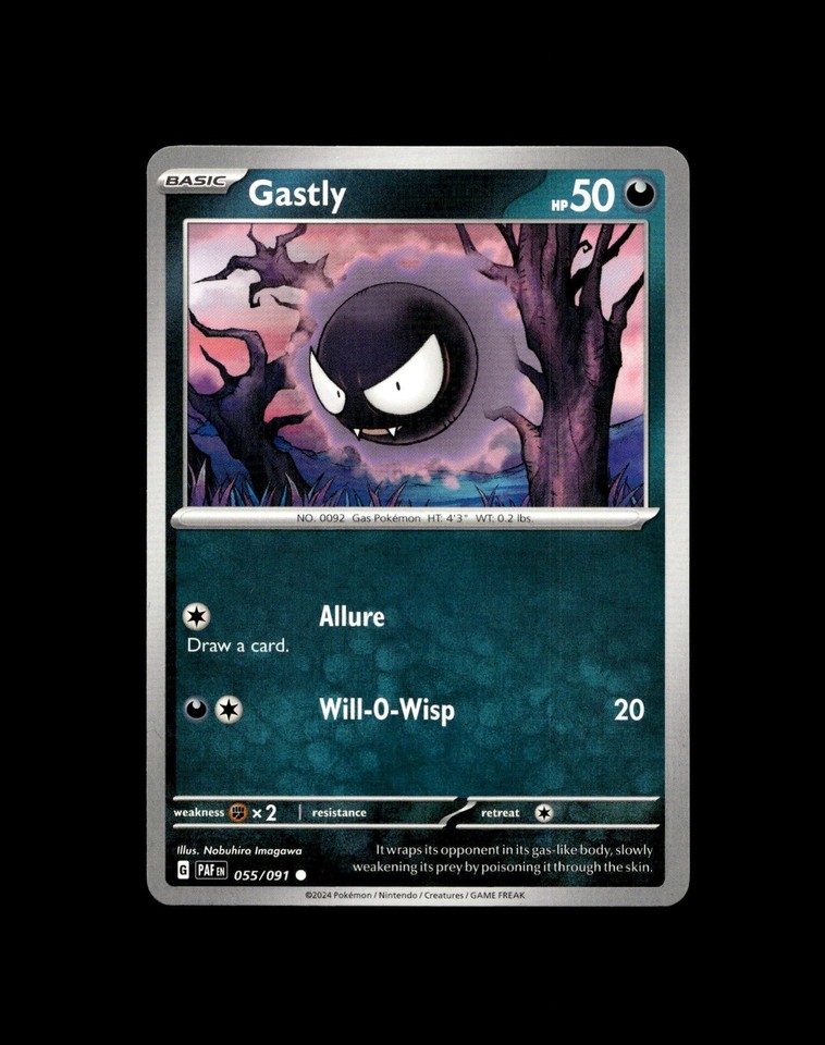 Gastly Haunter Gengar Pokemon Card! Holo/Reverse Holo EX VMAX V GX Rare ...