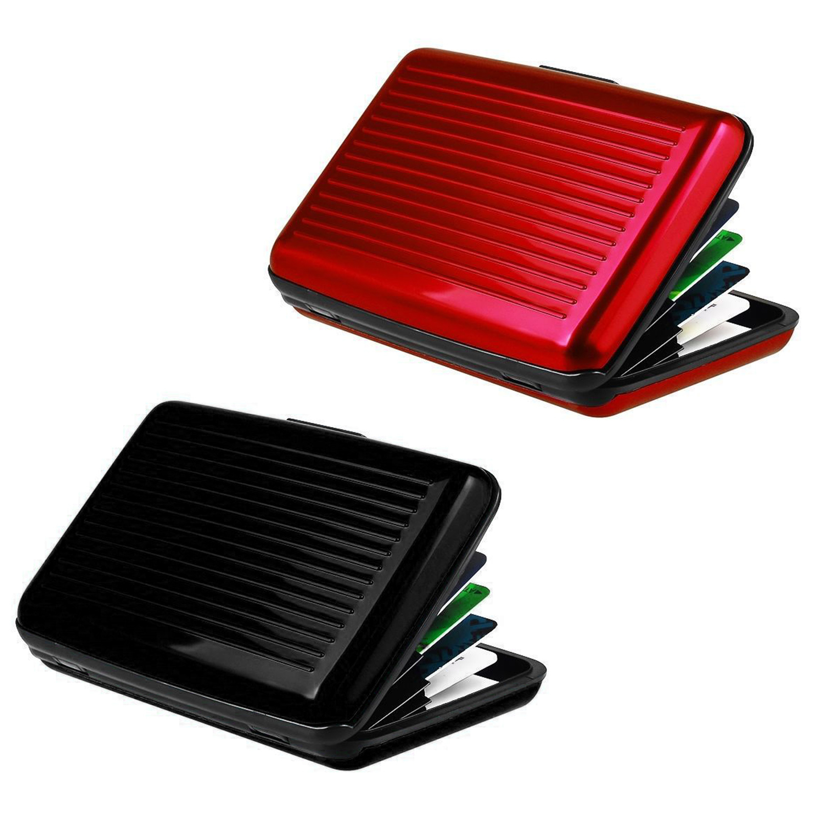 2pcs Women Men Storage Organizer Large Capacity Protective Credit Card ...