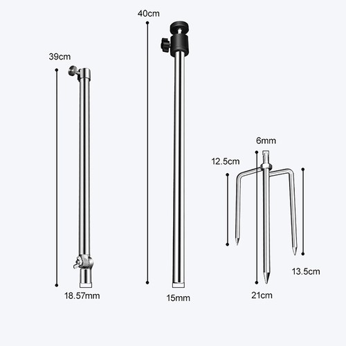 3 Pack Trail & Game Camera Stand Mounts Thick Foldable Stainless Steel ...