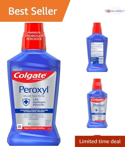 500ml Peroxyl Antiseptic Mouth Rinse - Alcohol Free for Comfort and ...