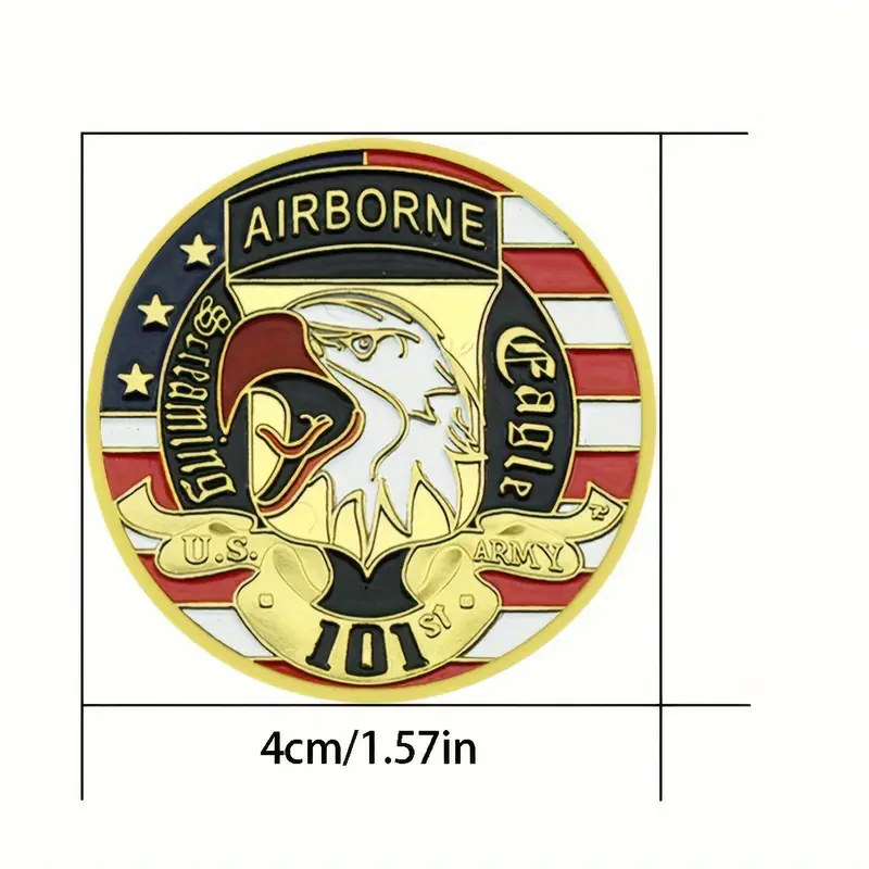 Army 101st Airborne Screaming Eagles B Challenge Coin Collectable Commemorative | eBay