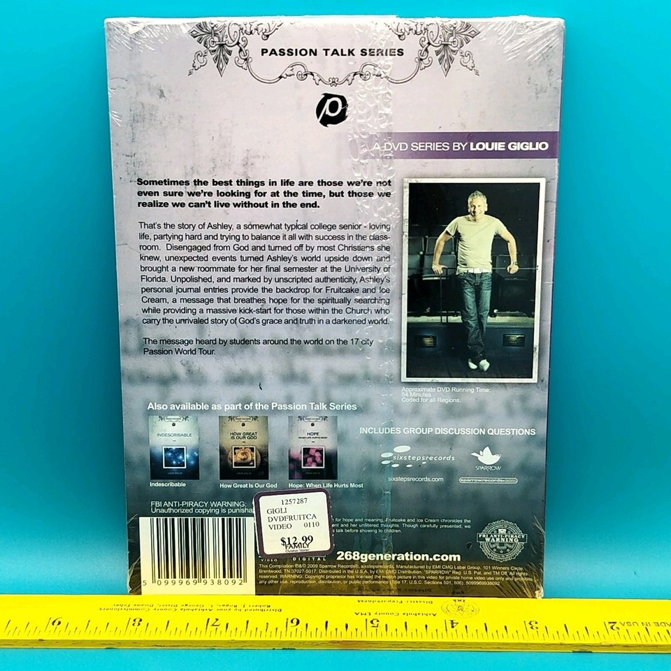 NEW Louie Giglio Passion Talk Series DVD Fruitcake & Ice Cream ...