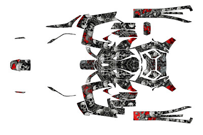 2019-2024 Can Am Ryker Rally Wrap Graphics Kits GRAFIX VINYL DECALS ...