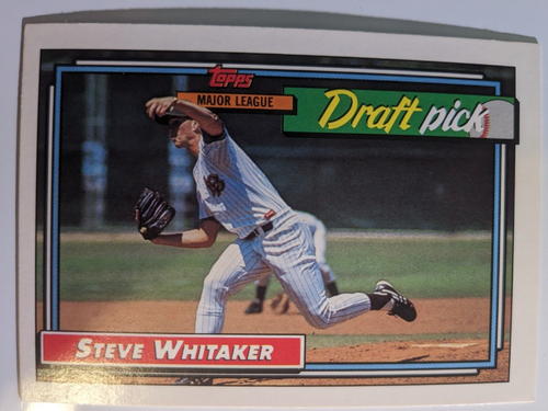 1992 Topps Baseball Draft Picks #369 Steve Whitaker | eBay