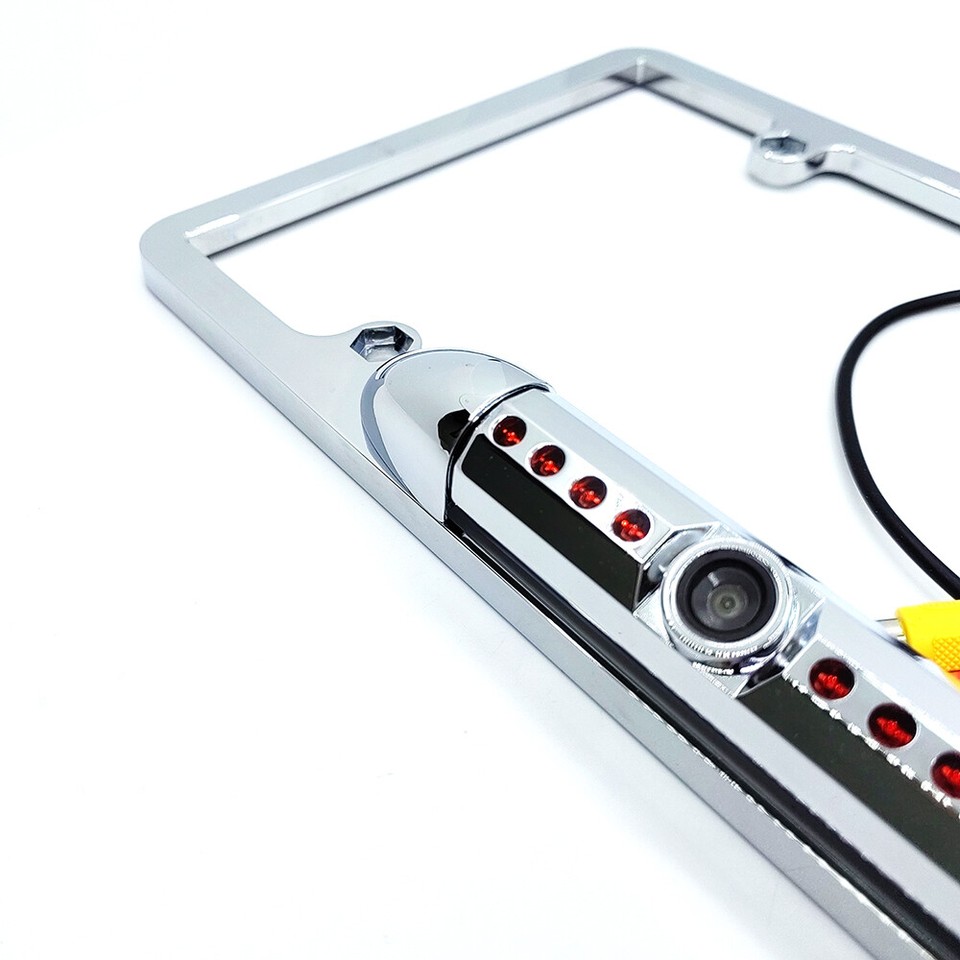 Universal Car US License Plate Frame Camera 170° Rear View Backup ...